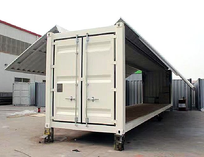 Spread-wing Container