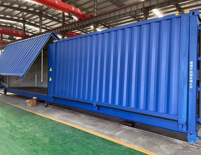 Spread-wing Container