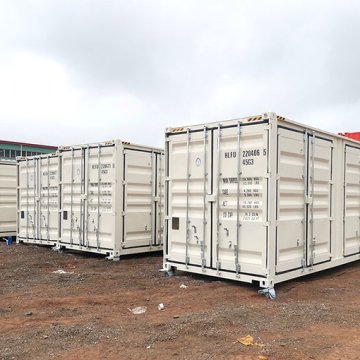 40ft side door shipping container|20 foot shipping container with side ...