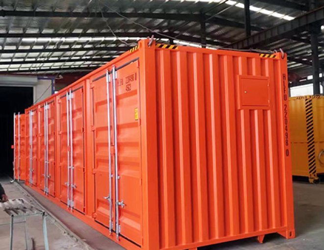 40 HC Side Opening Shipping Container Install an 8-foot box inside the ...